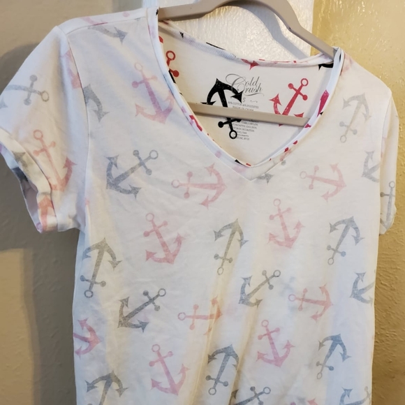 Cold Crush | Tops | Cold Crush Womens Tshirt Anchors | Poshmark